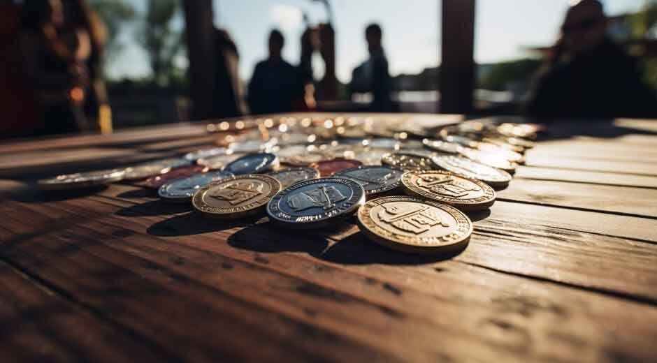 How Custom Coins Build Community and Foster Team Spirit - Upbeat Geek